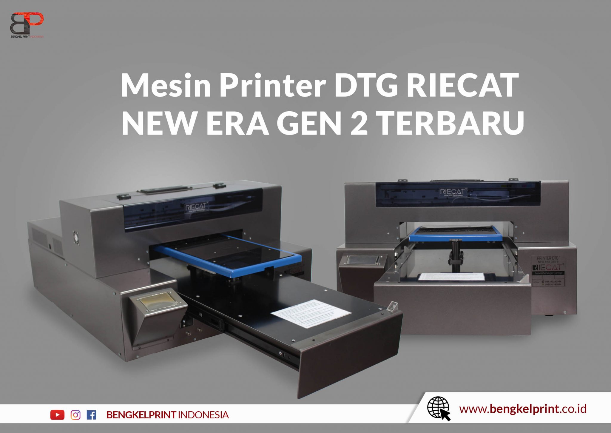Keunggulan Mesin Printer DTG RIECAT GEN 2 TERBARU | Printer DTG Jakarta