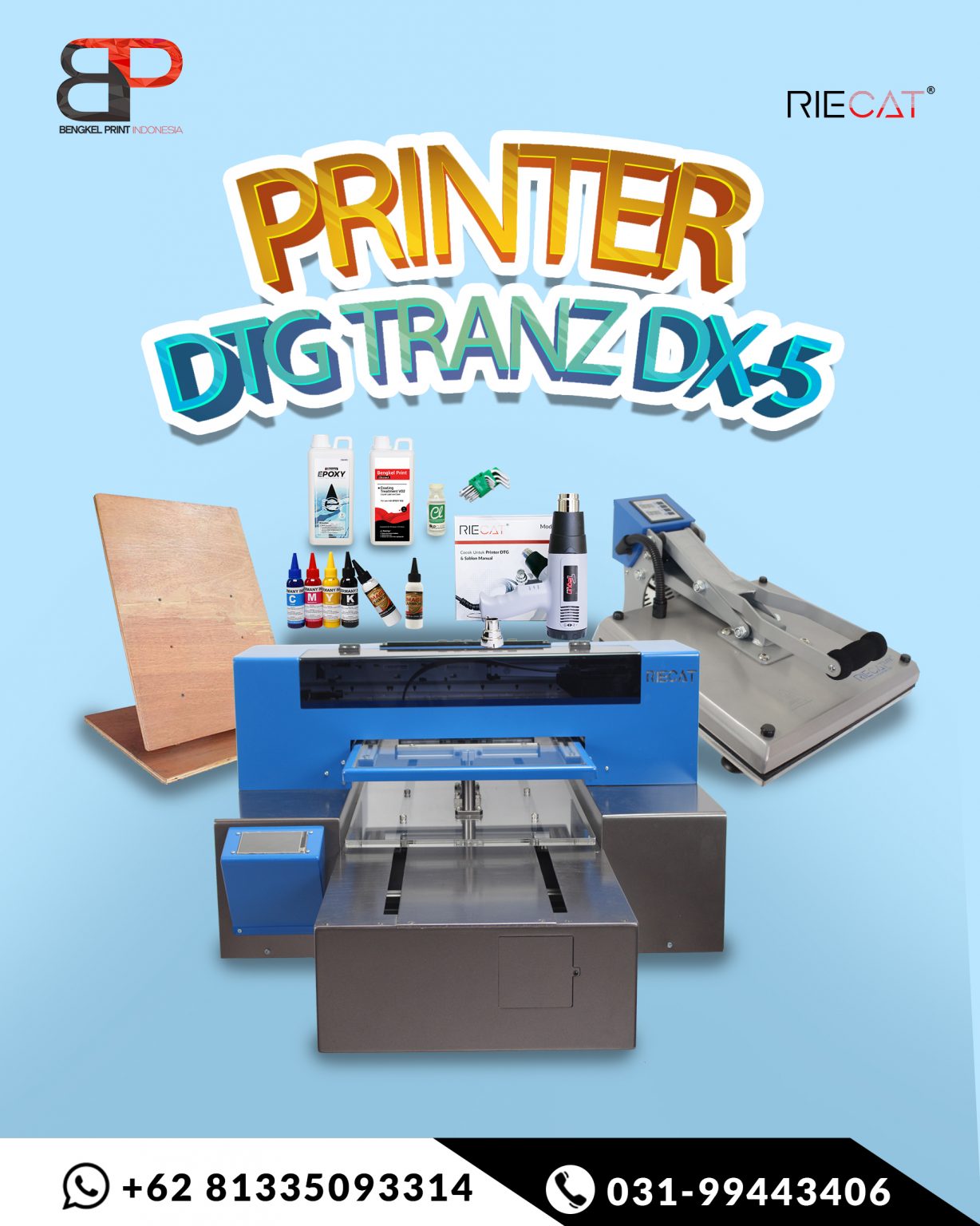 Harga Paket Printer DTG DX5 EPSON | Printer DTG Jakarta