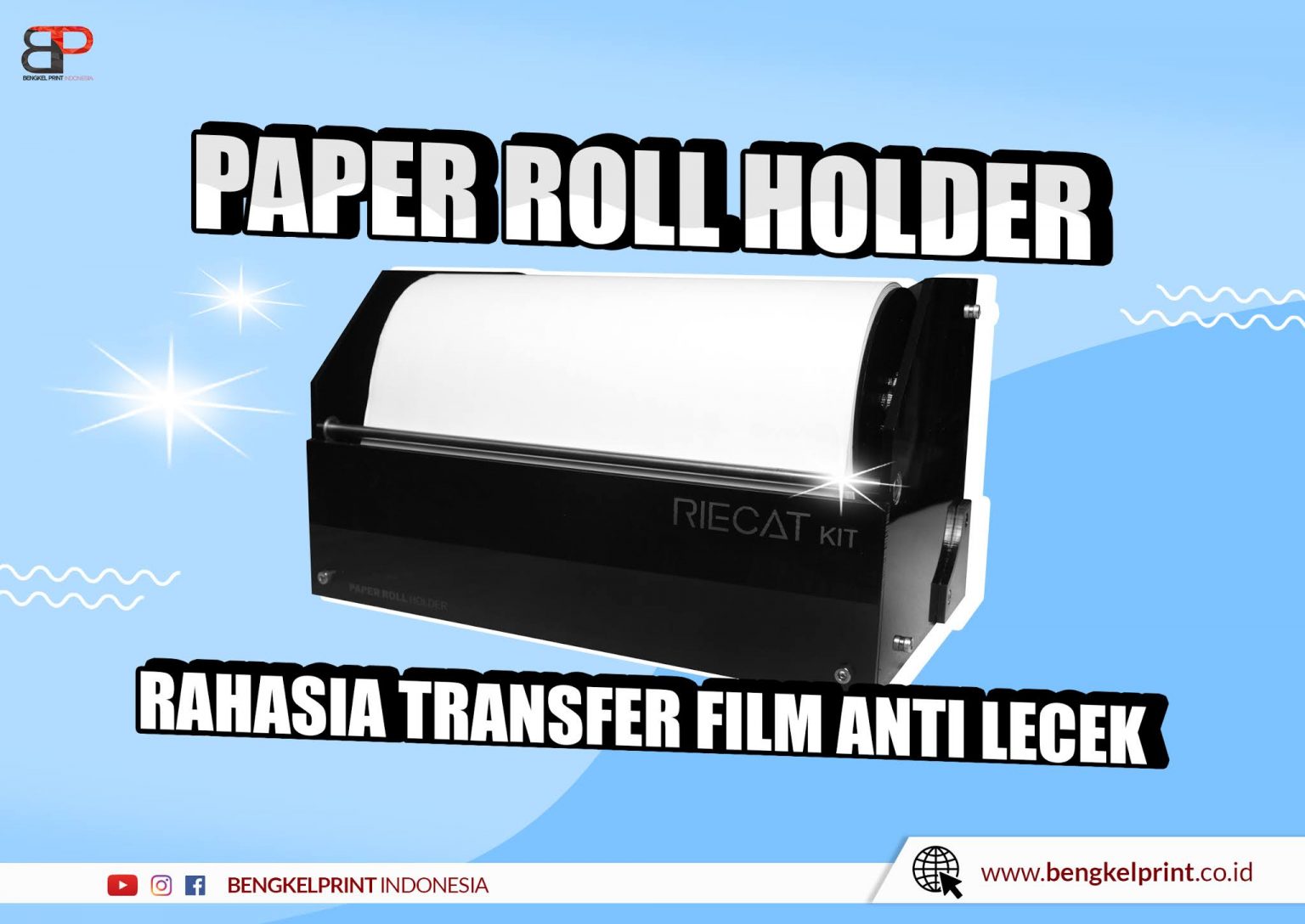 paper roll holder DTF | Printer DTG Jakarta