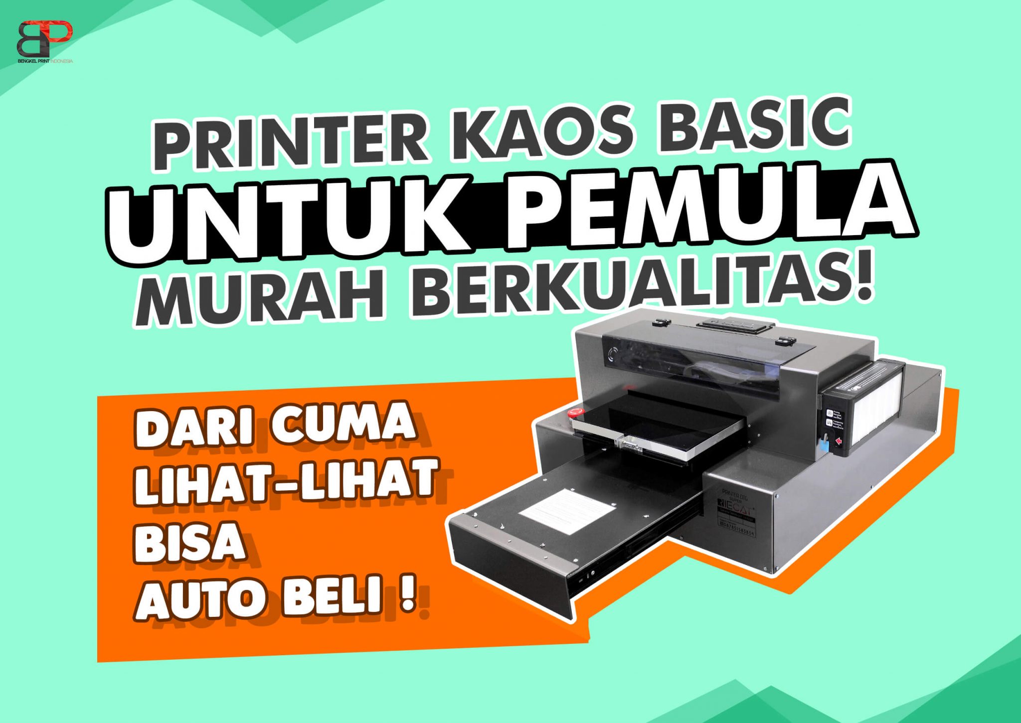 Mesin Printer Kaos DTG A3 Basic Terbaik | Printer DTG Jakarta